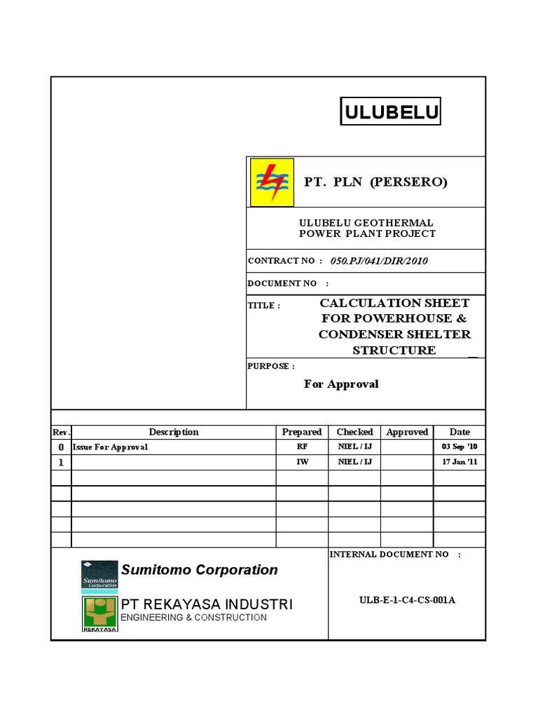 ULB E 1 C4 CS 001A Rev1 | PDF | Bending | Beam (Structure)