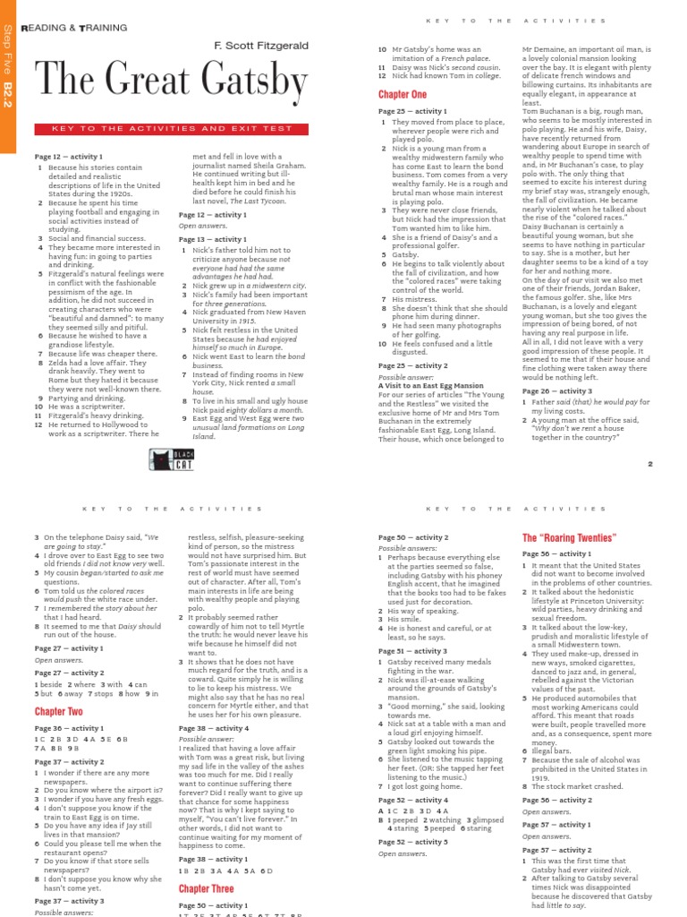 The Great Gatsby | PDF | The Great Gatsby