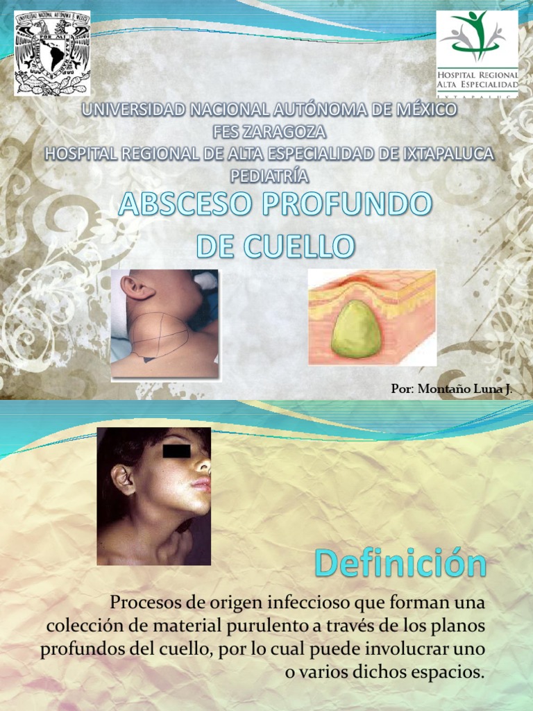 Absceso en Cuello | PDF | Antibióticos | Epidemiología
