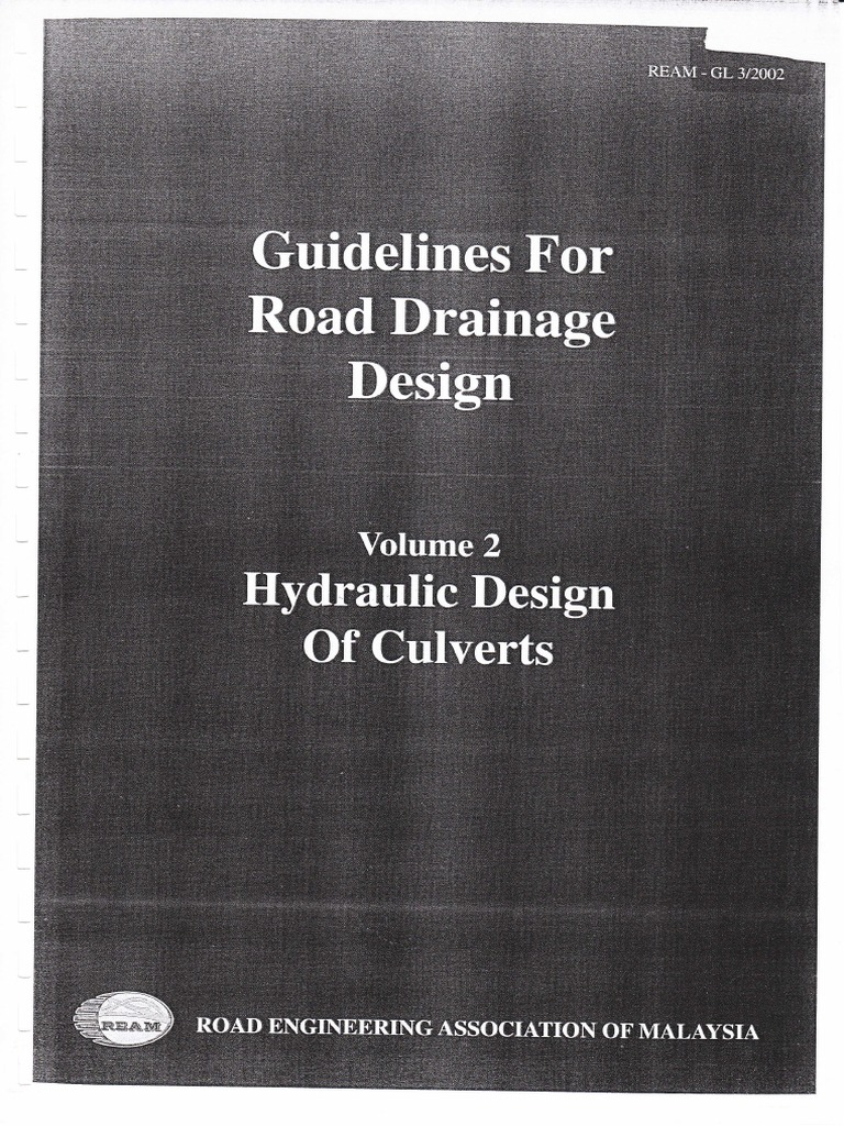 REAM Guidelines For Road Drainage Design Volume 2 PDF | PDF | Flood ...