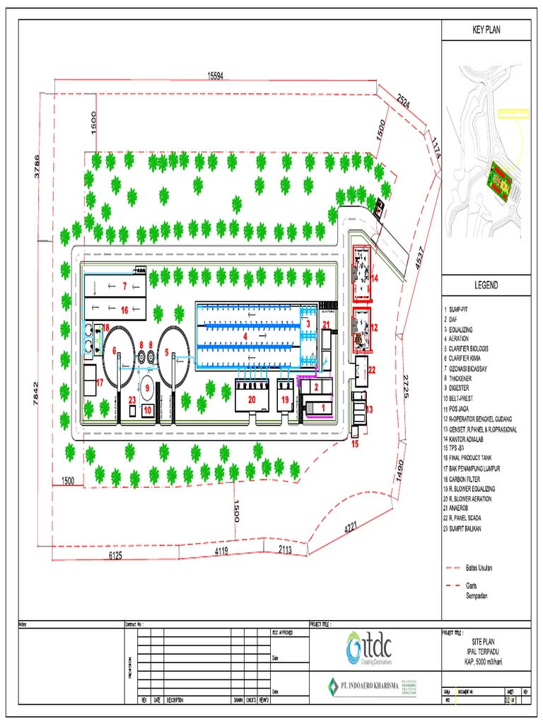 Site Plan Ipal Kap.5000 | PDF