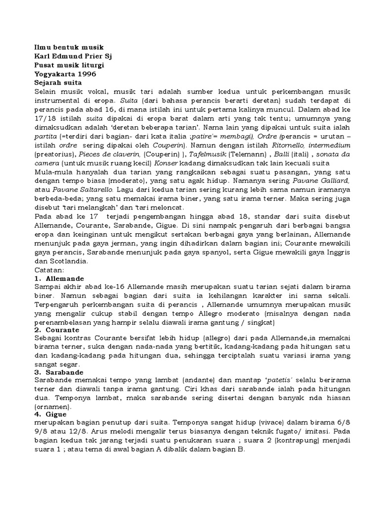 Sejarah Perkembangan Suita | PDF