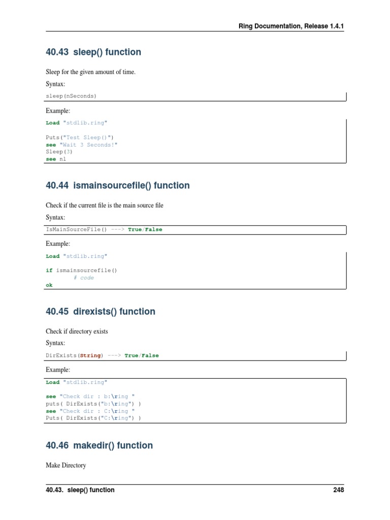 The Ring Programming Language Version 1.4.1 Book - Part 10 of 31 | PDF ...
