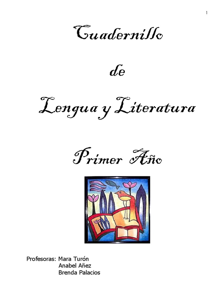 Cuadernillo Lengua y Literatura 1 Año | PDF | Predicado (Gramática ...