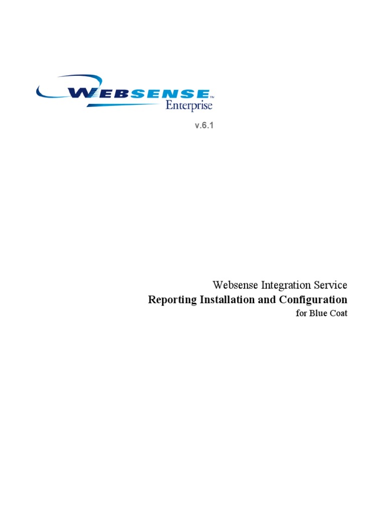 Reporting Installation and Configuration: Websense Integration Service | PDF | Databases ...