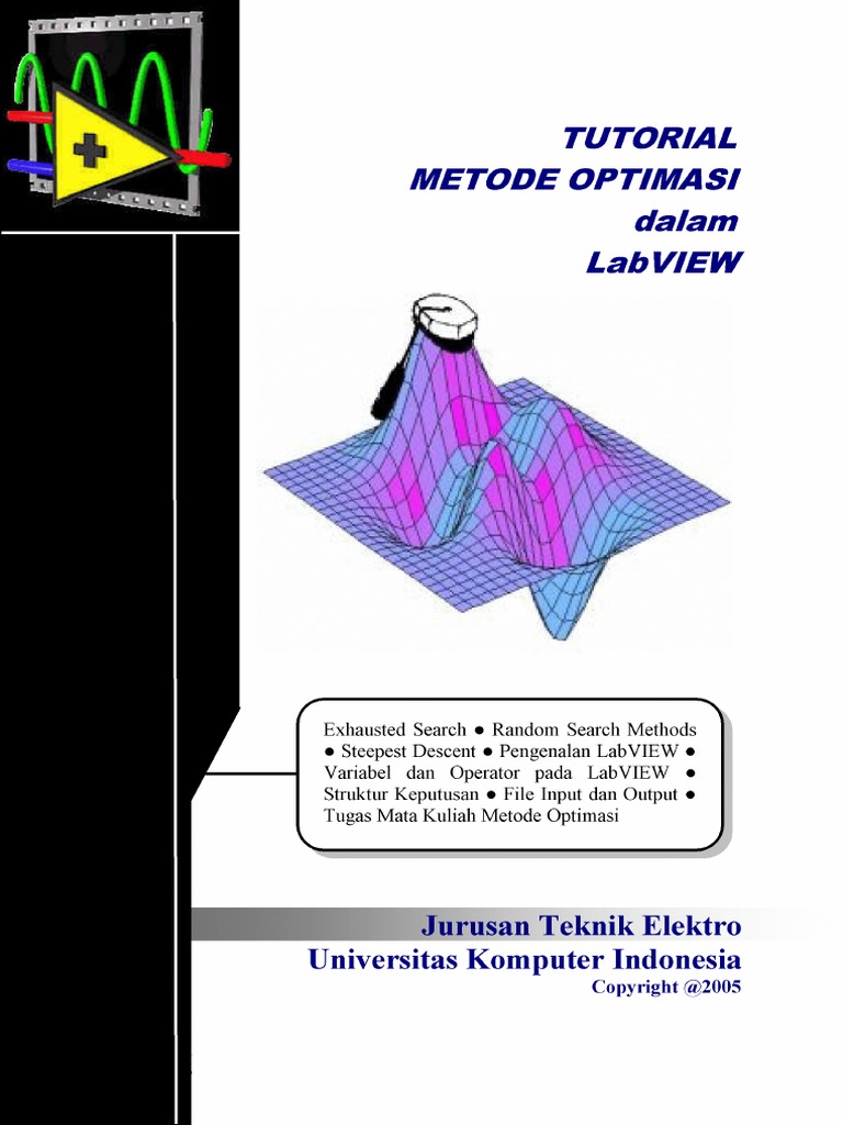 Tutorial Metode Optimasi Dalam LabVIEW | PDF
