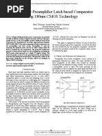 Strong Arm Latch | PDF | Electronics | Electronic Circuits