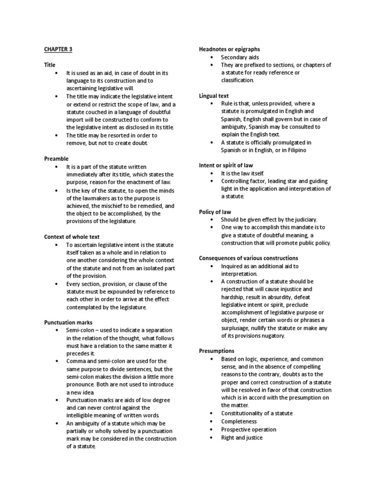 Title Headnotes or Epigraphs | PDF | Precedent | Bill (Law)