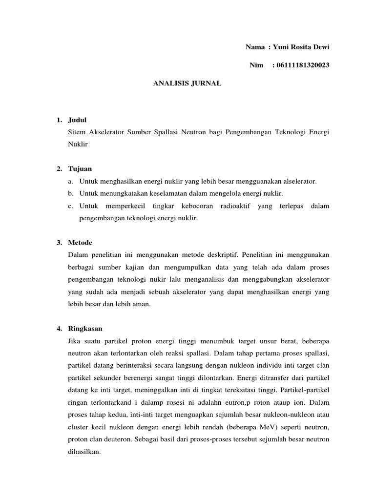 Analisis Jurnal | PDF