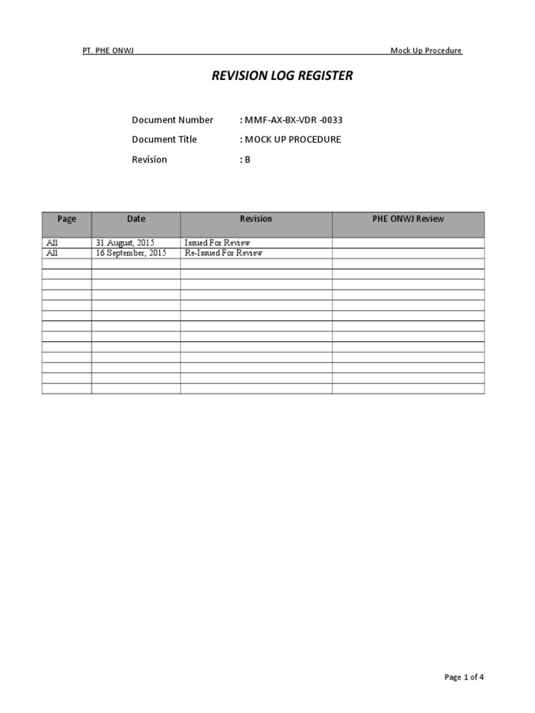 Mock UP Procedure Rev A | PDF | Welding | Construction