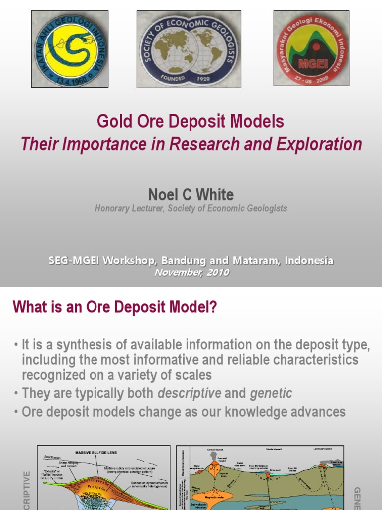 Gold Deposit Models | PDF | Geology | Gold