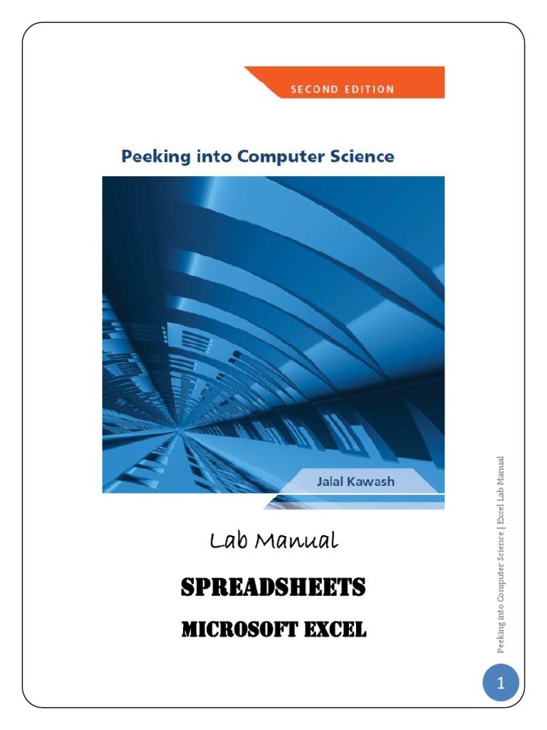Excel Lab Manual for Computer Science | PDF | Microsoft Excel | Spreadsheet