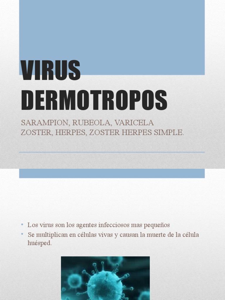 VIRUS DERMOTROPOS - PPTX Filename UTF-8 5. 20VIRUS 20DERMOTROPOS | PDF ...