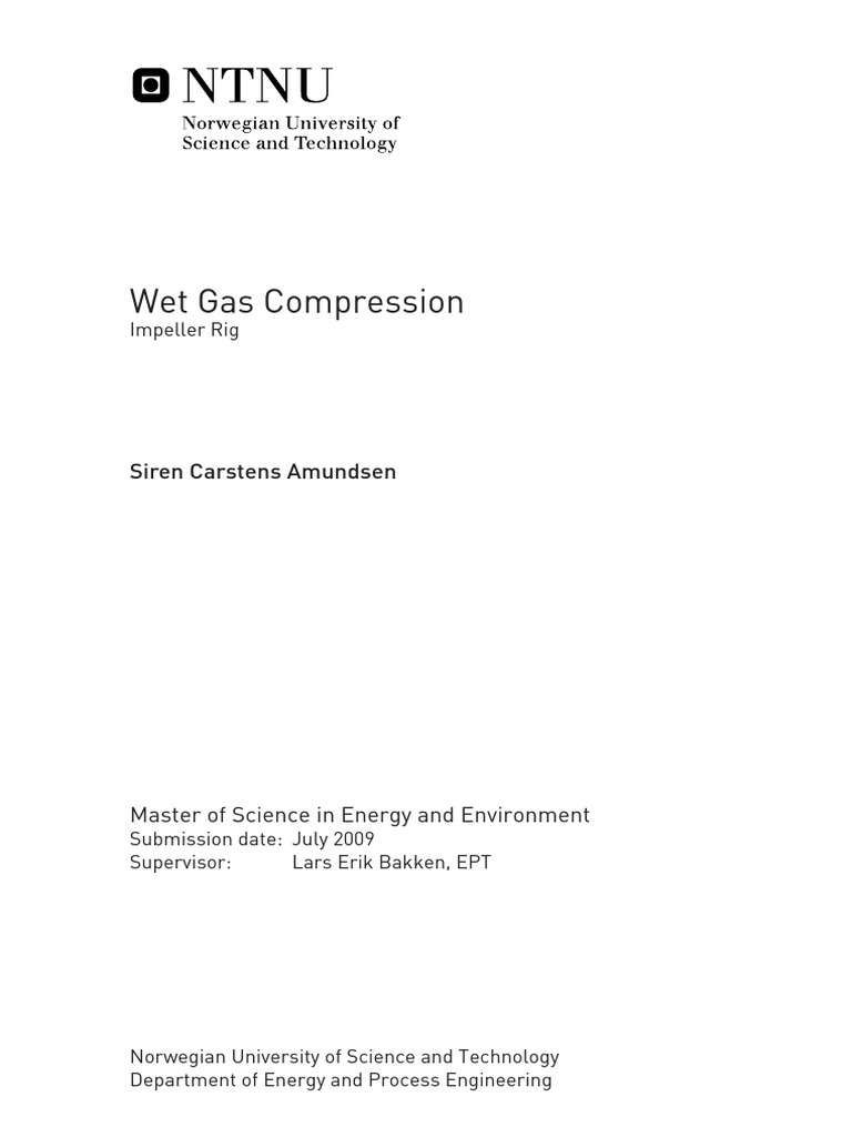 Wet Gas Compression | PDF | Gas Compressor | Gases