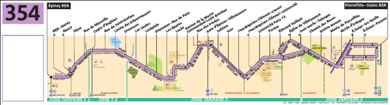 Ratp Bus 354 | PDF