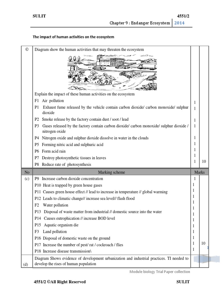BIOLOGY Form 4 Chapter 9 | PDF | Eutrophication | Aquatic Ecosystem