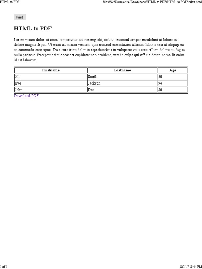Converting HTML Documents to PDF Format: A Guide to Creating Accessible ...