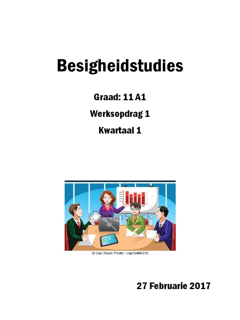 Besigheids Kwartaal 1 | PDF