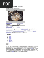 Mitsubishi 4G9 Engine | PDF | Vehicle Technology | Mechanical Engineering