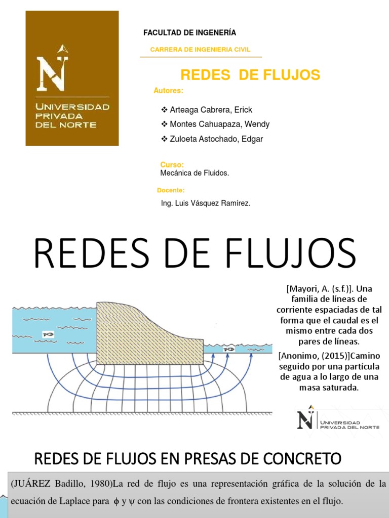Redes de Flujos en Mecánica de Fluidos | PDF | Descarga (hidrología ...