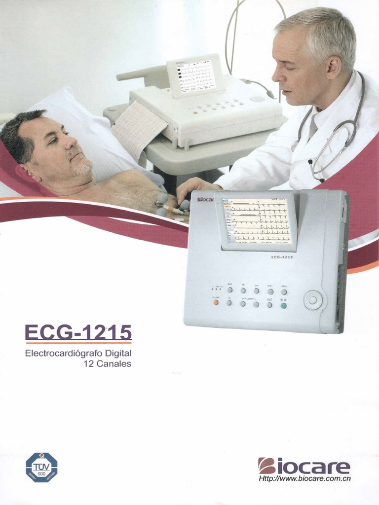 Electrocardiógrafo Digital ECG-1215 | PDF | Ingeniería Electrónica | Ingenieria Eléctrica