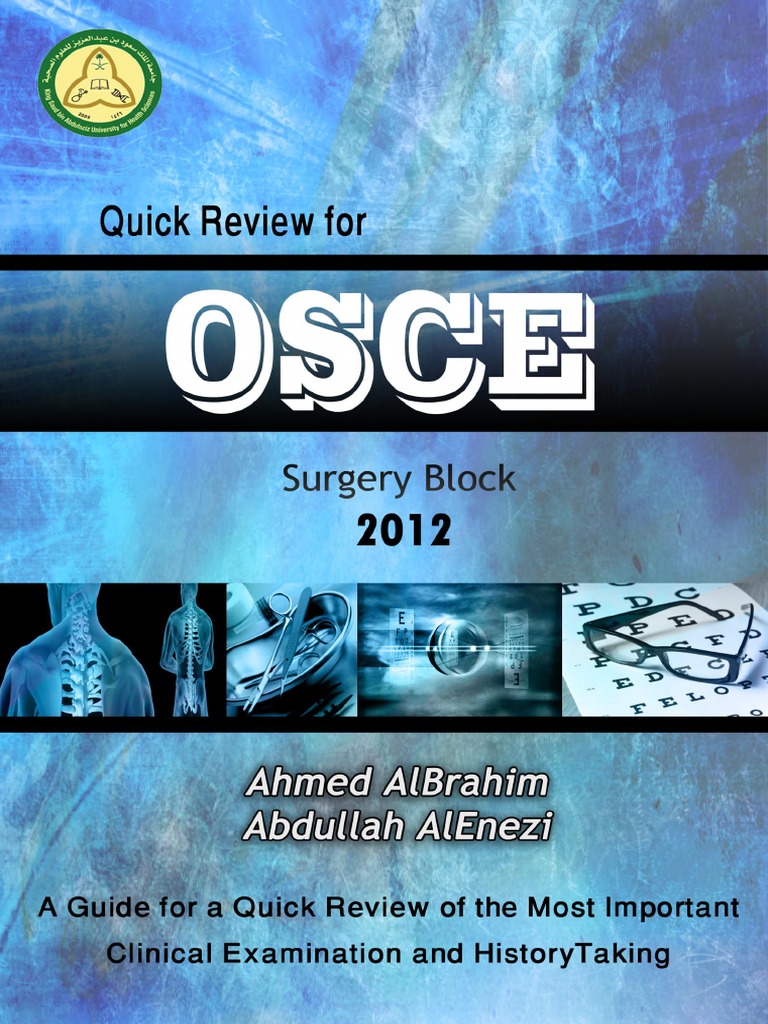 Quick Review for Surgery OSCE | PDF | Anatomical Terms Of Motion | Knee