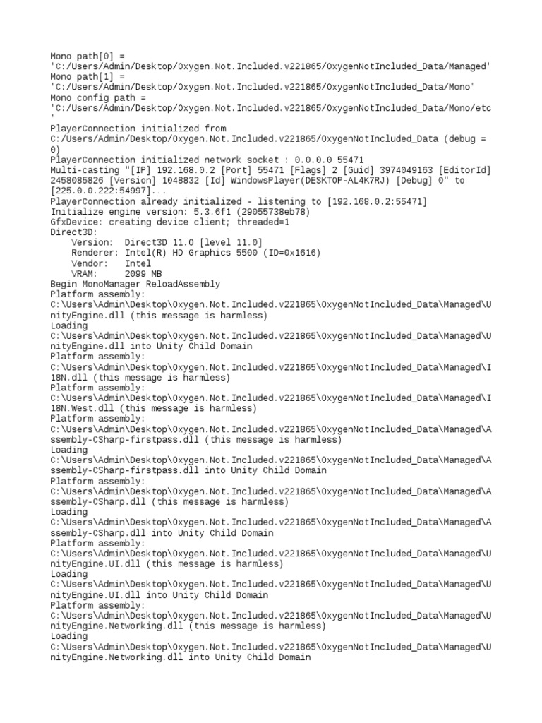 Output Log | PDF | Computer Data | Computing