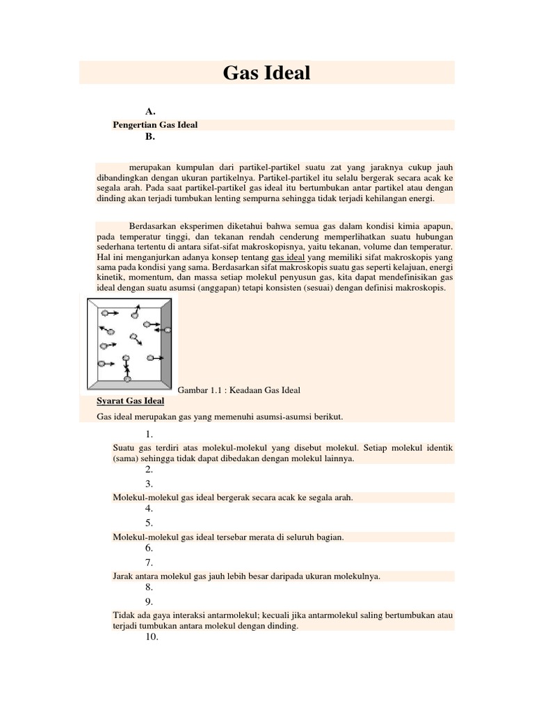 Gas Ideal | PDF