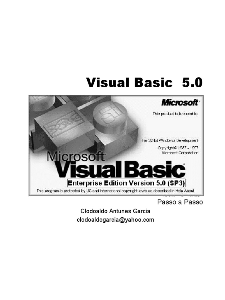 Livro De Visual Basic 5 Pdf Janela Informática Microsoft Windows
