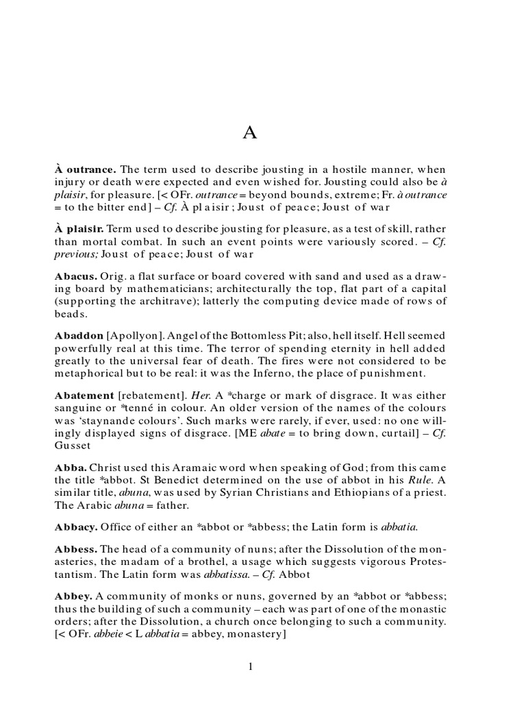 A Disctionary Od Medieval Terms & Phrazes, Cambridge 2004. | PDF