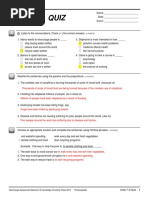 Unit 1 Quiz: Answer Key | PDF | Career & Growth