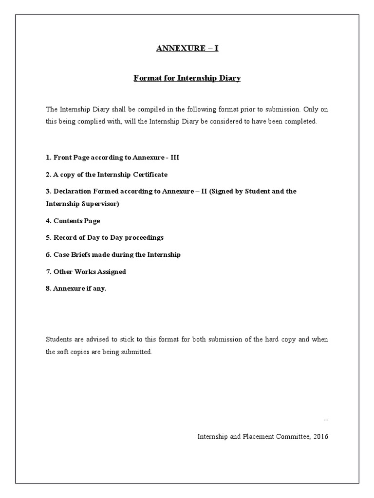 Annexure - I PDF | PDF