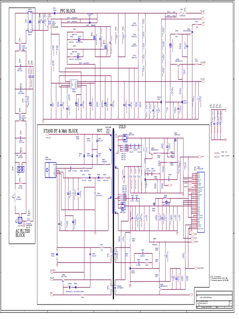 Samsung+Power+Board+Circuit+BN44-00264C.pdf | Voltage | Electrical ...