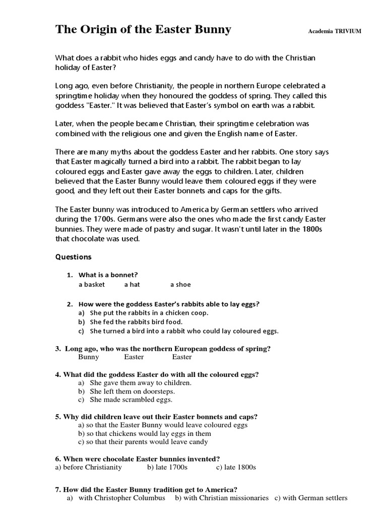 Origin of Easter | PDF