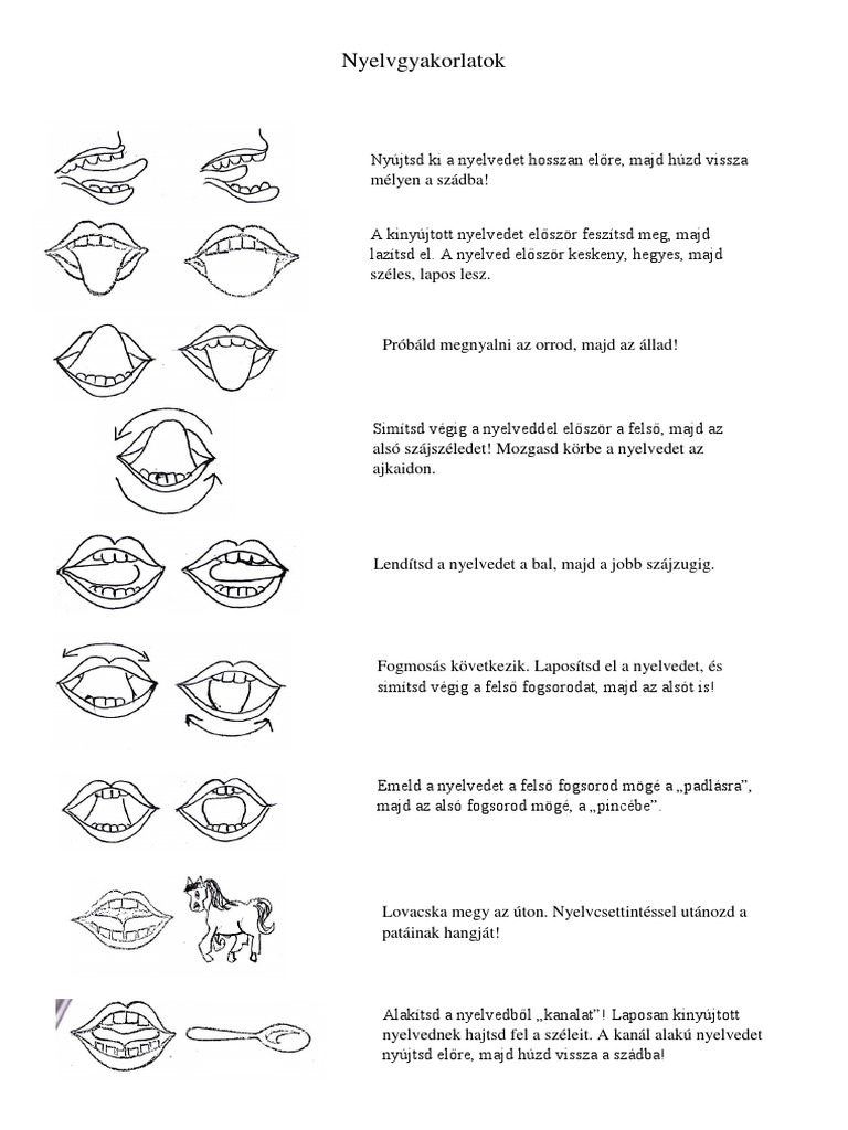Nyelvgyakorlatok | PDF