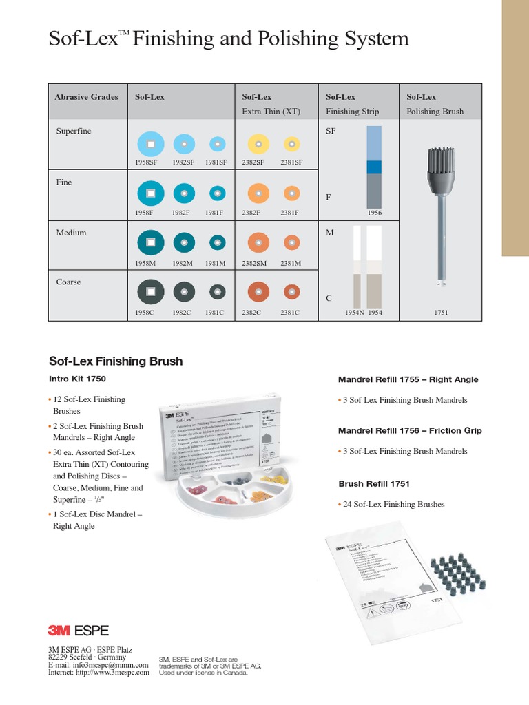 Sof-Lex Folder EBU | PDF | Abrasive | Materials
