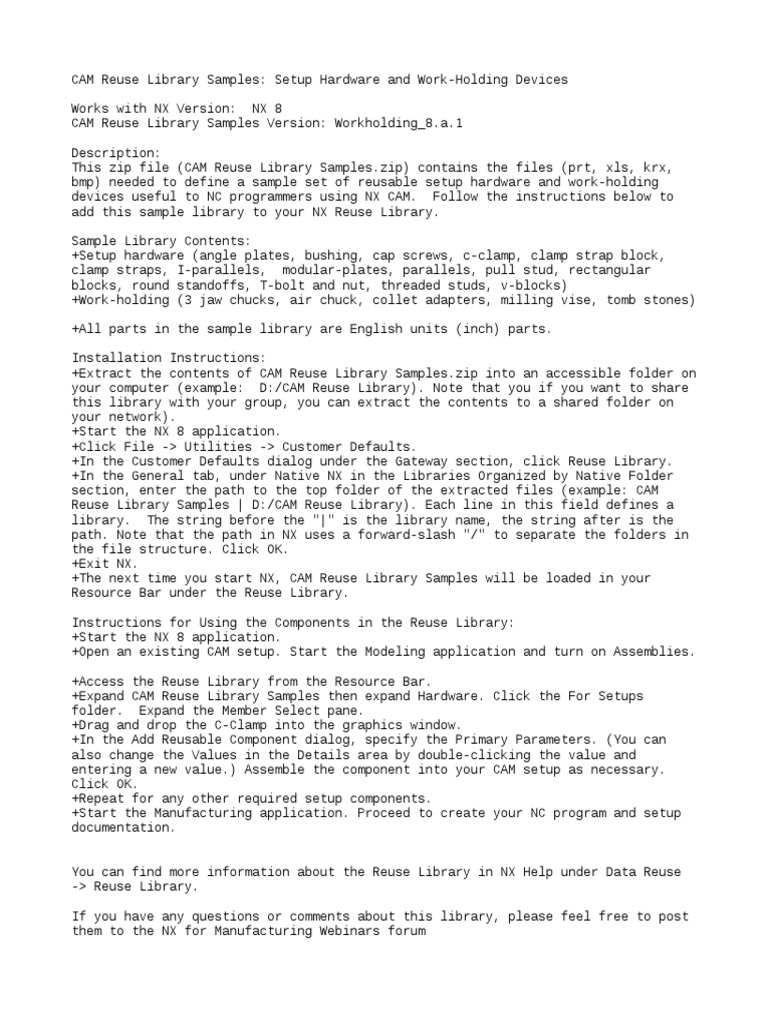 Readme | PDF | Library (Computing) | Reuse