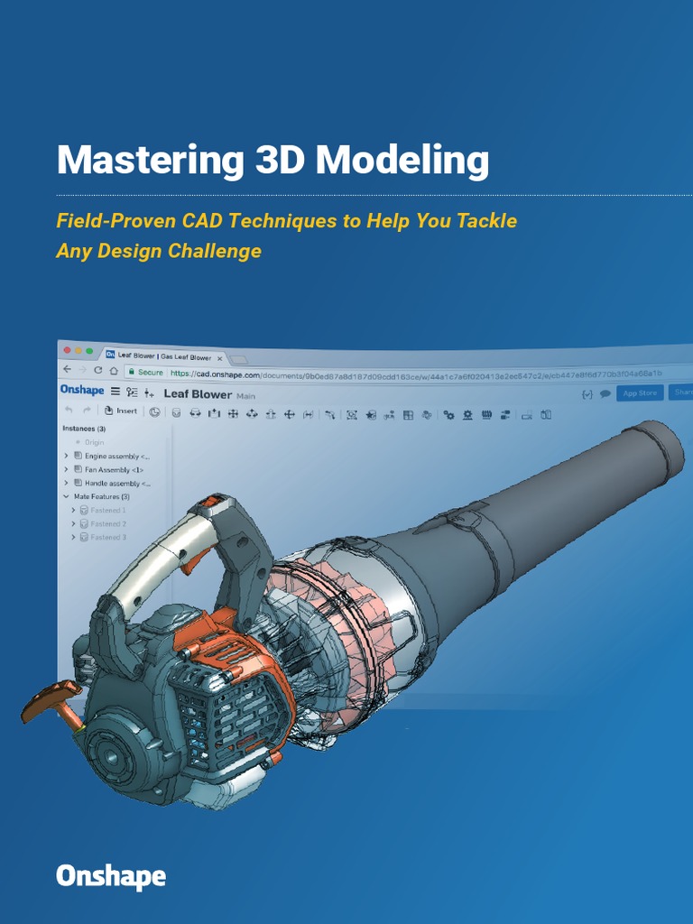 Mastering 3D Modeling Ebook | PDF | Computer Aided Design | 3 D ...