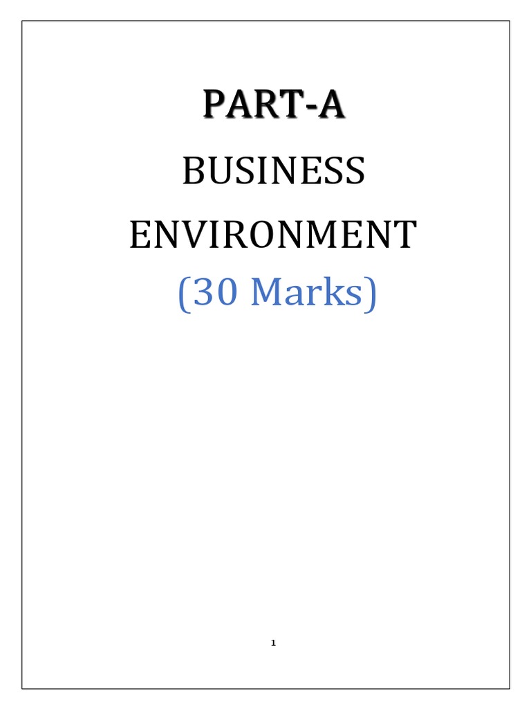 Business Environment | PDF | Partnership | Sole Proprietorship