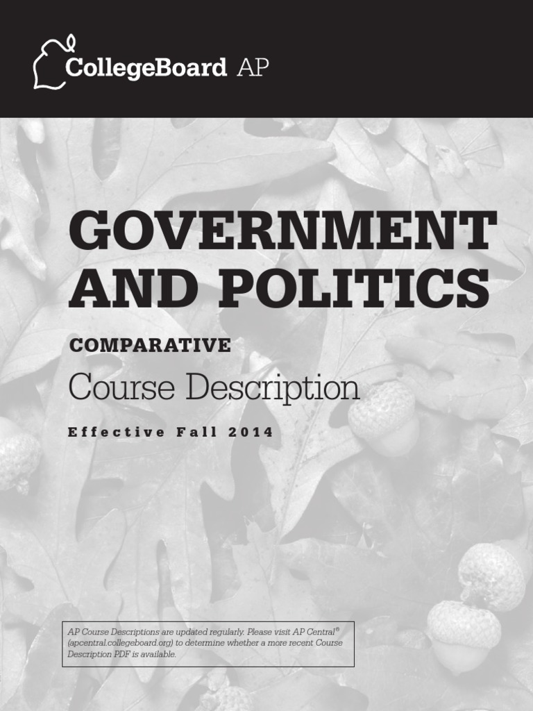 AP Comparative Government and Politics Course Description | PDF ...