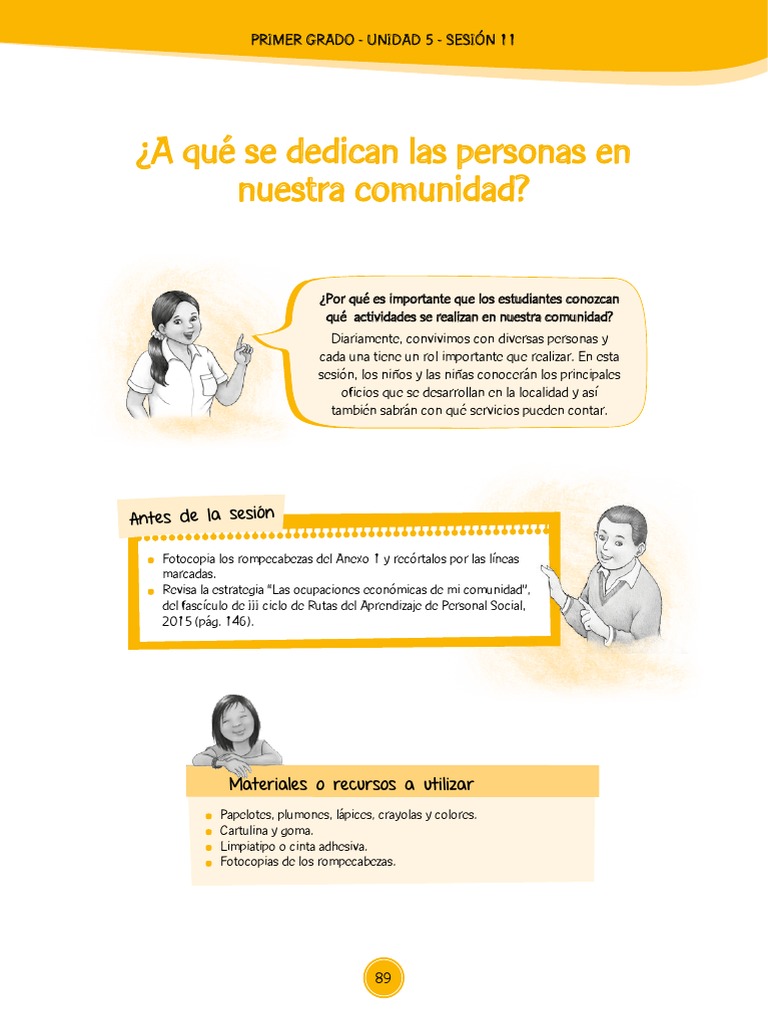 Oficios y Servicios en la Comunidad | PDF | Aprendizaje