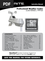 Weather Station - User Manual | PDF | Atmospheric Pressure | Personal ...