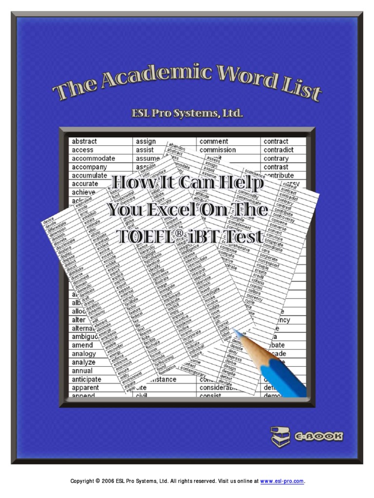 Academic Word List (TOEFL iBT Test) PDF | PDF | Business