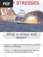 Types of Stress On Ships | PDF | Ships | Bending