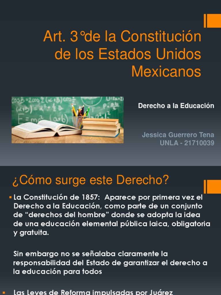 Art 3° - Derecho A La Educacion Mexico | PDF