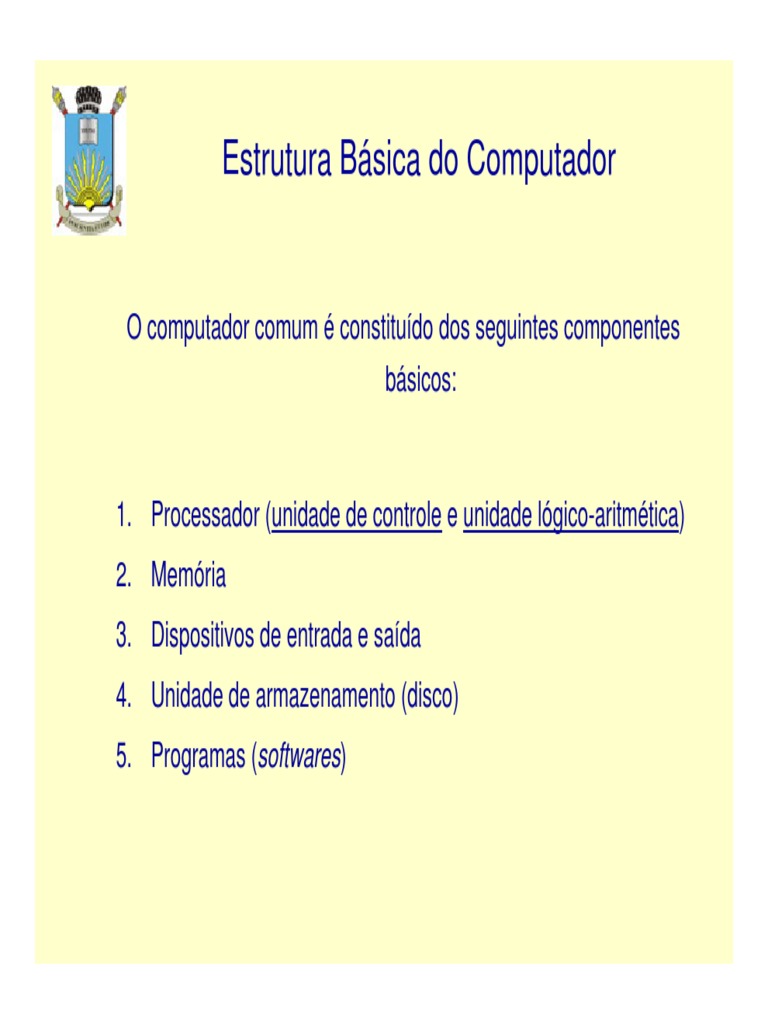 Estrutura Basica Do Computador