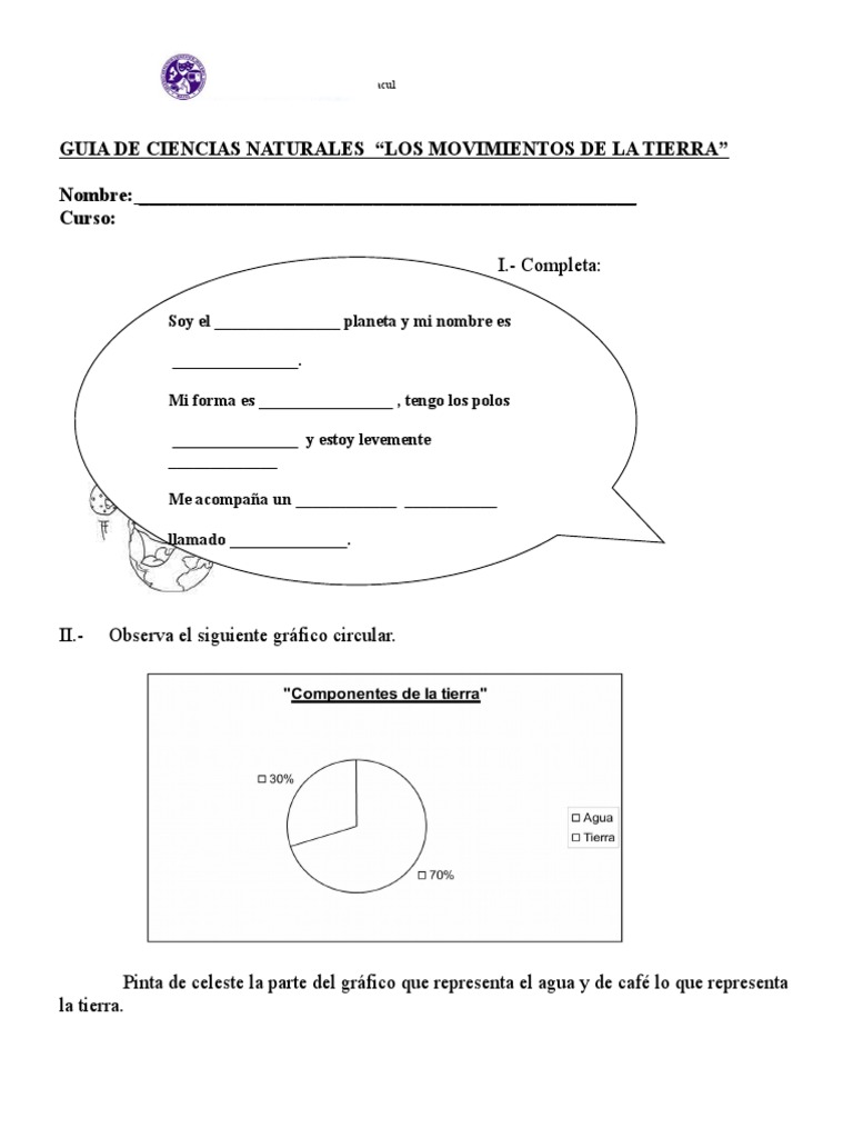 Guia de Movimientos de La Tierra | PDF | Luna | Tierra