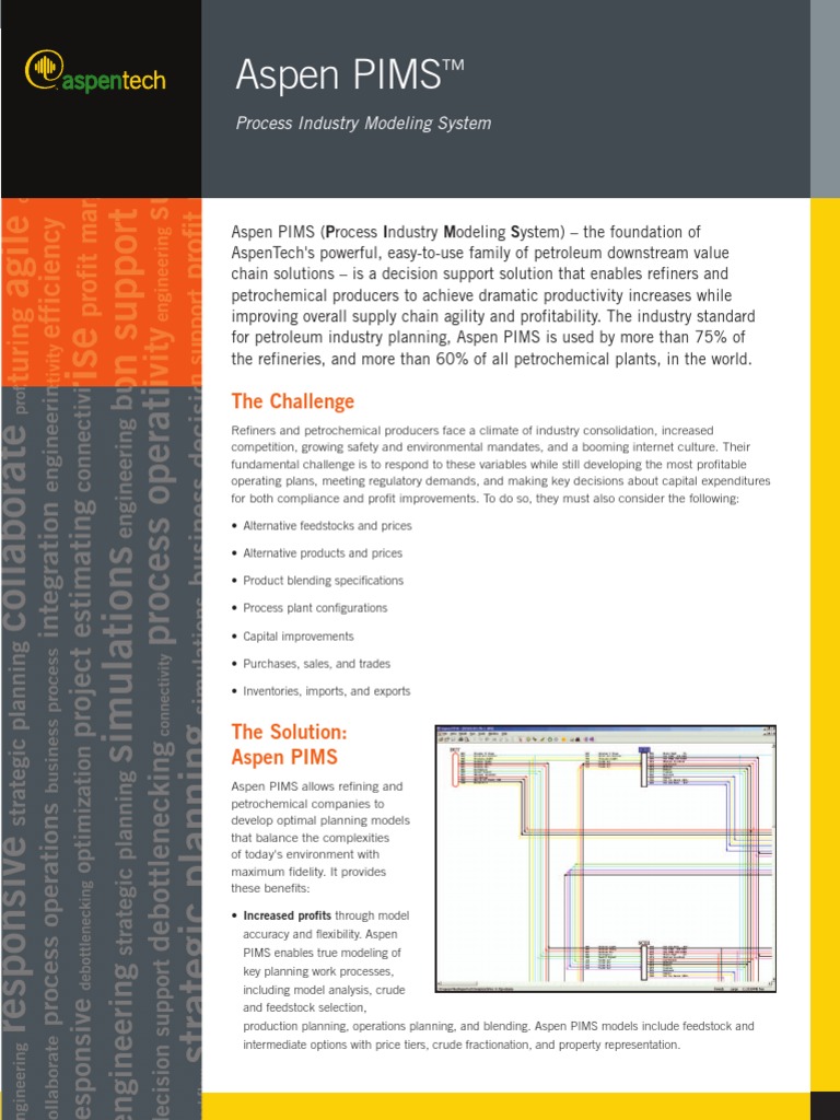 Aspen PIMS (Process Industry Modeling System) | PDF | Oil Refinery ...