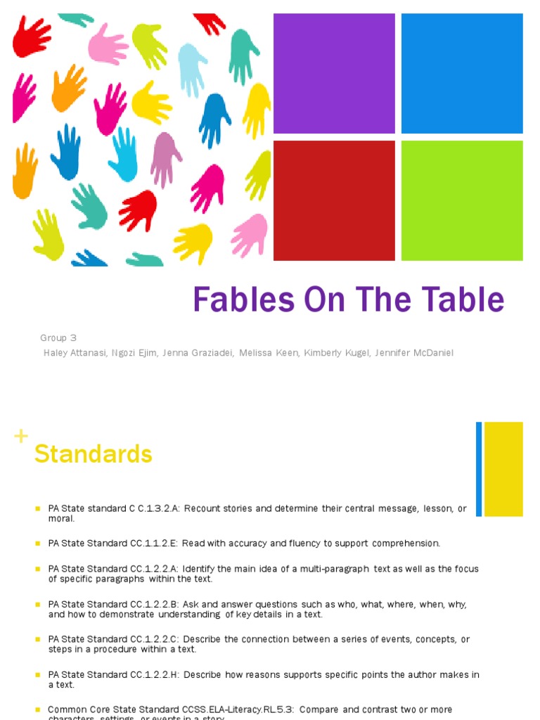 Fable | PDF | Homework | Rubric (Academic)