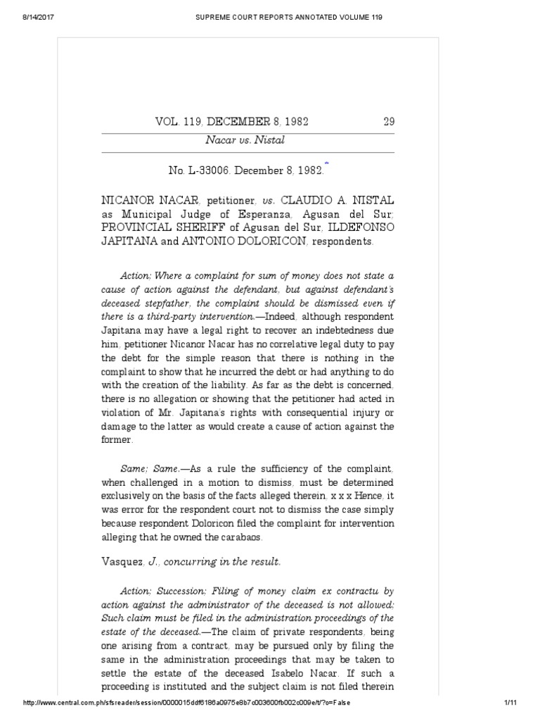 Succession 1 Case | PDF | Complaint | Lawsuit